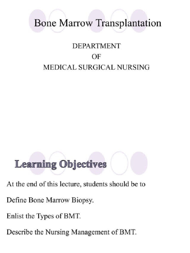 8.bone Marrow Transplantation | PDF