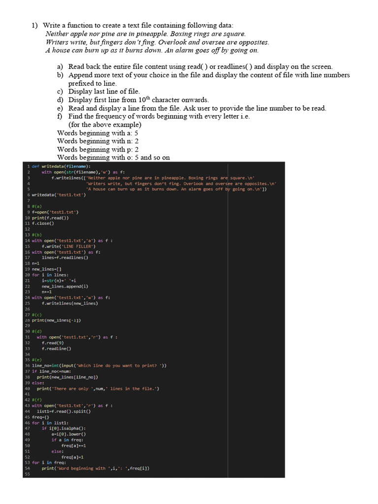 Aditya Goel Practical List | PDF