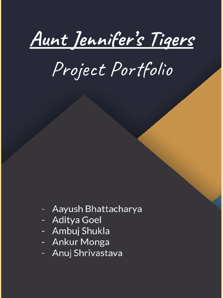 Group 4- Project Portfolio | PDF