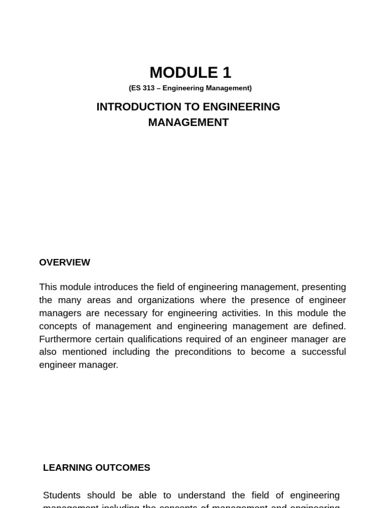 Module 1 | PDF