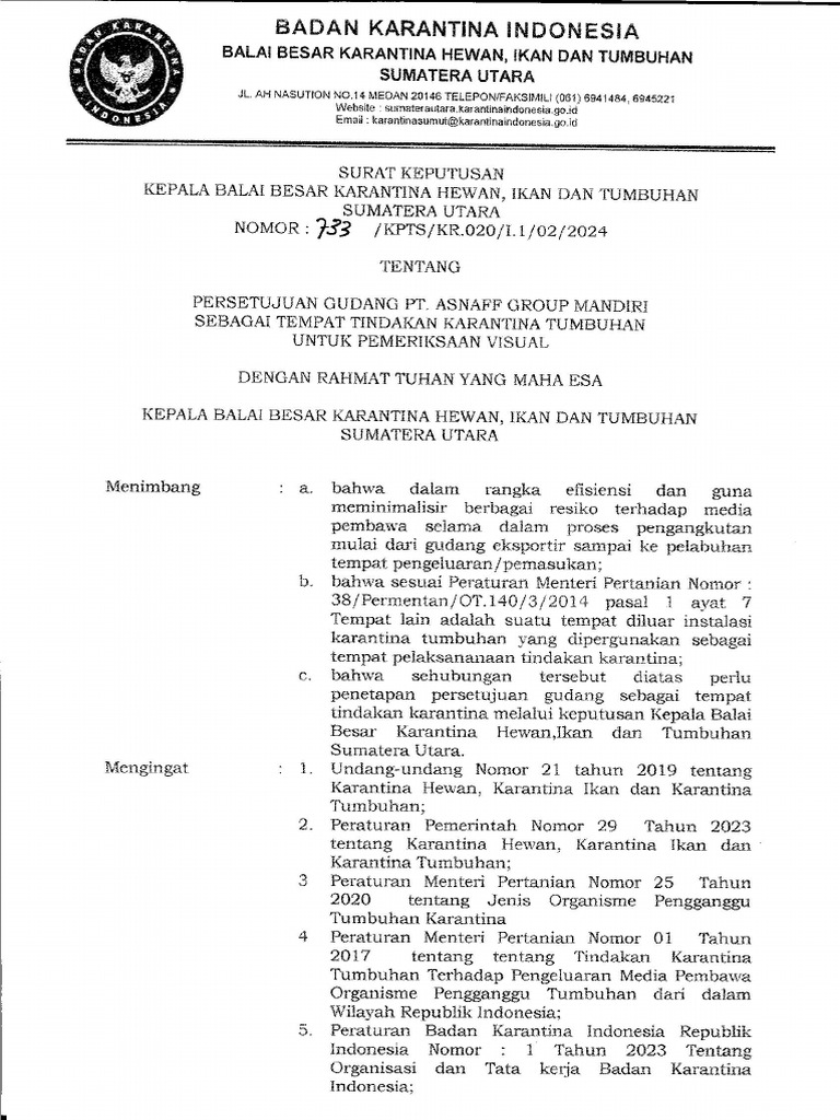 SK Persetujuan Tempat Lain Yang Berlaku AGM | PDF