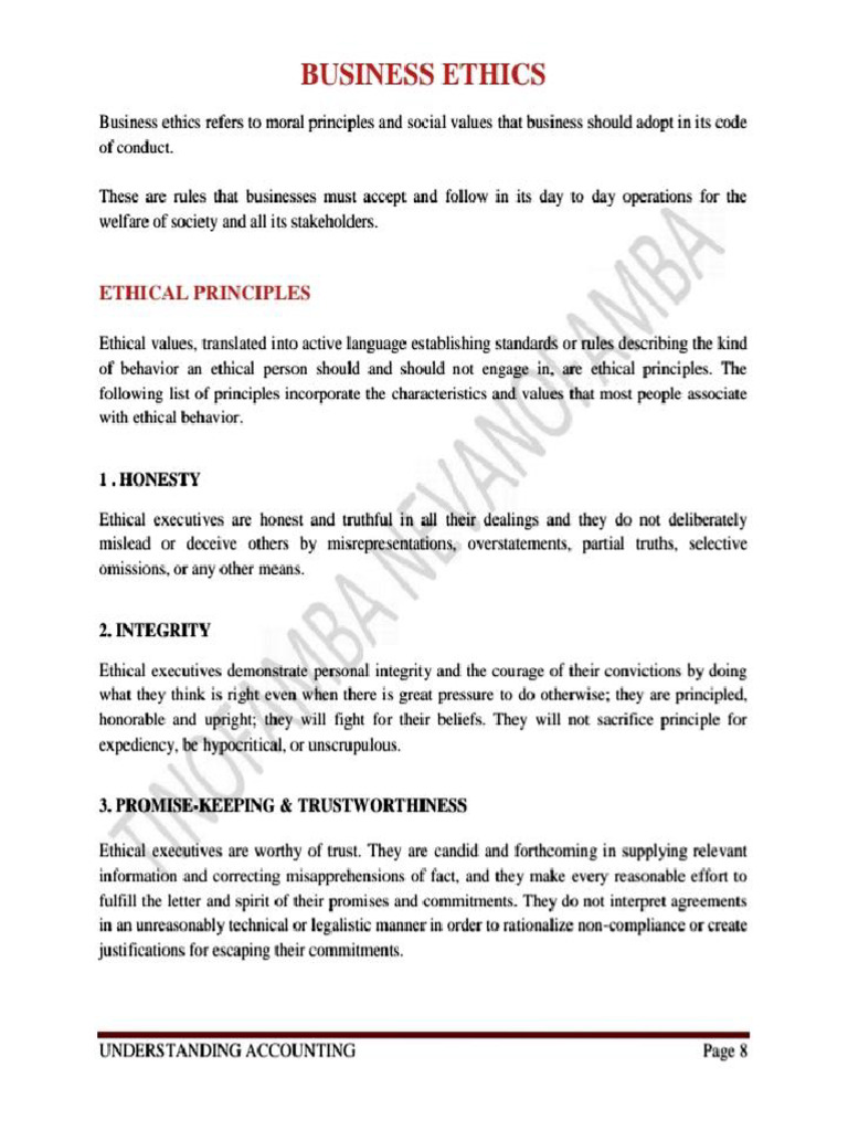 Business Ethics | PDF