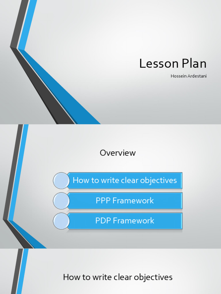 Types of Lesson Plan | PDF