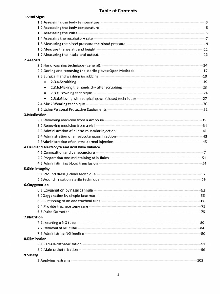 Final Clincal Procedures Manual | PDF