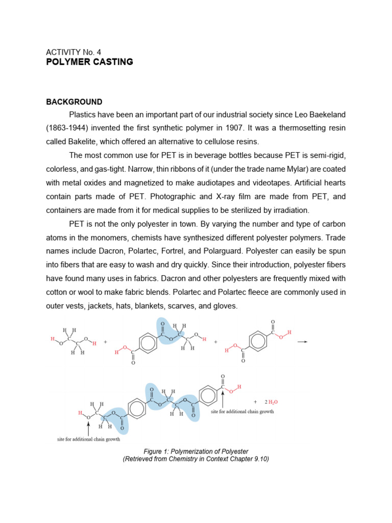 Act04 Polymer Casting | PDF