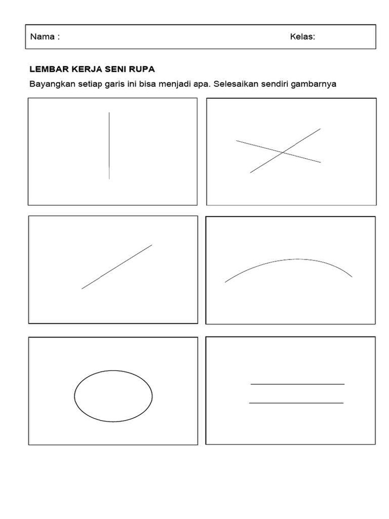 Imajinasi Gambar Garis | PDF