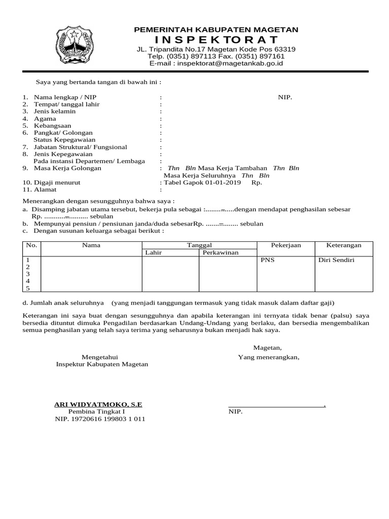 KP4 Form | PDF
