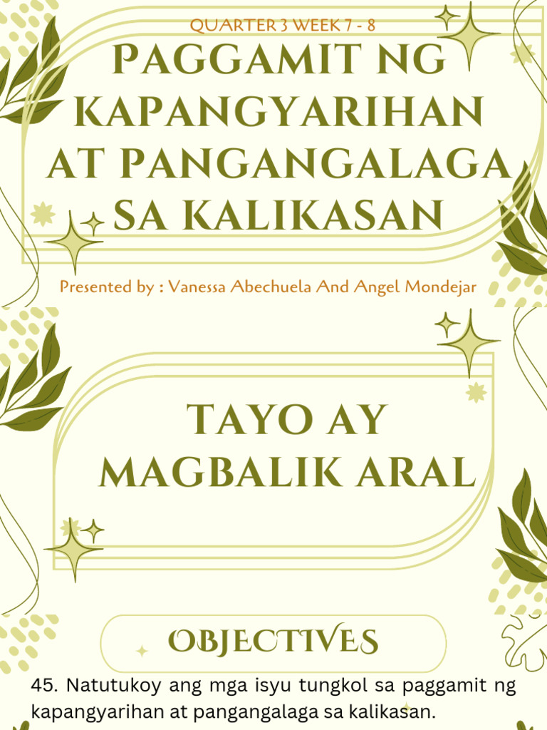 Green Aesthetic Thesis Defense Presentation | PDF