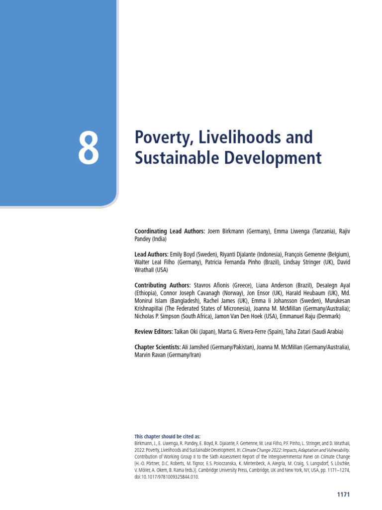 Ipcc Ar6 Wgii Chapter08 | PDF