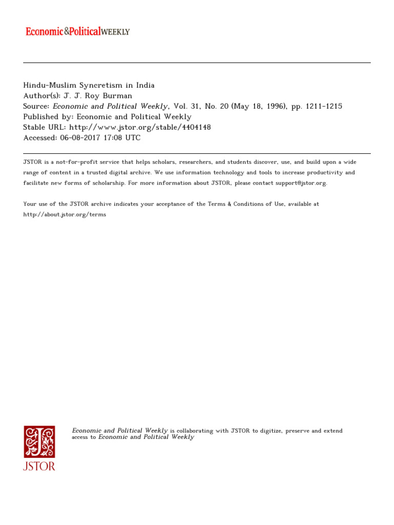 Syncretic Tradition | PDF