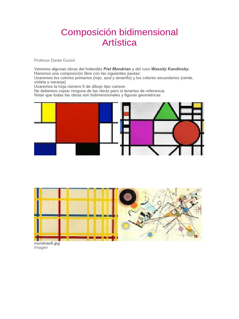 Composición bidimensional | PDF