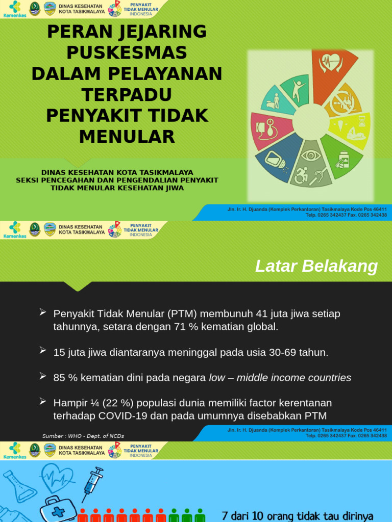 Penguatan Jejaring Puskesmas Dalam Skiring PTM 2024 | PDF ...
