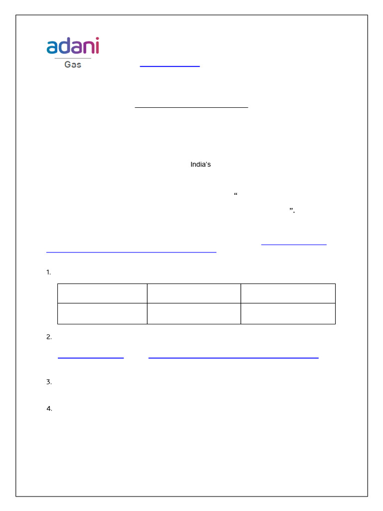 Eoi For Atgl - Nit - Ahmedabad MSW | PDF