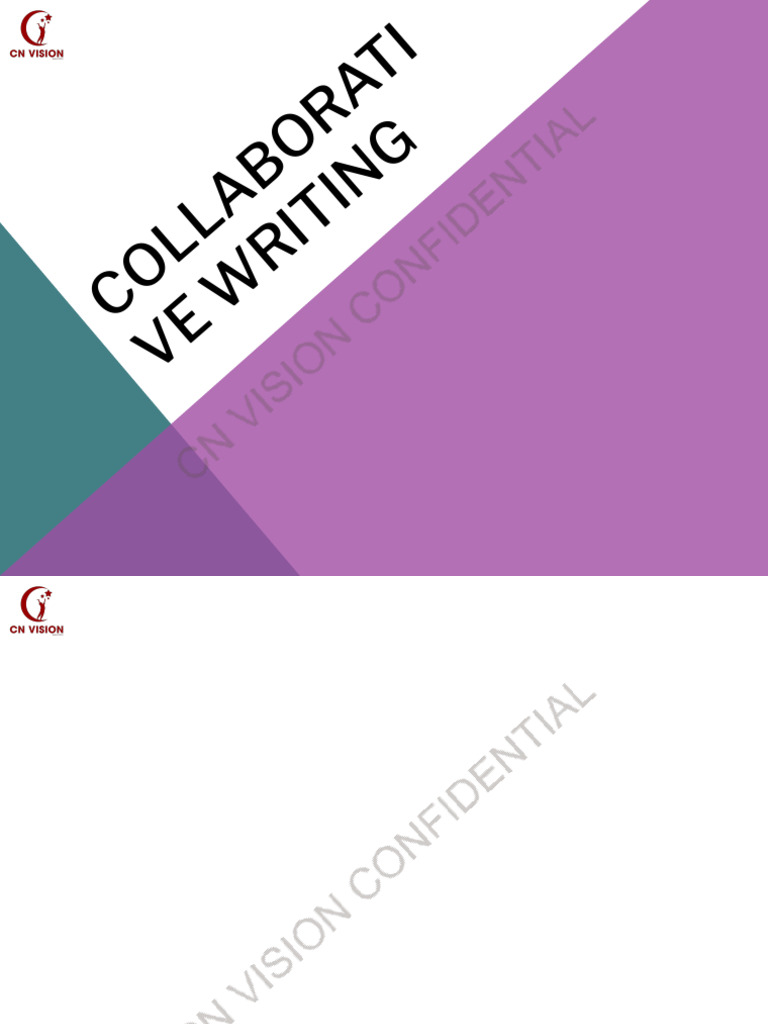 2.3. Writing - Collaborative Writing | PDF