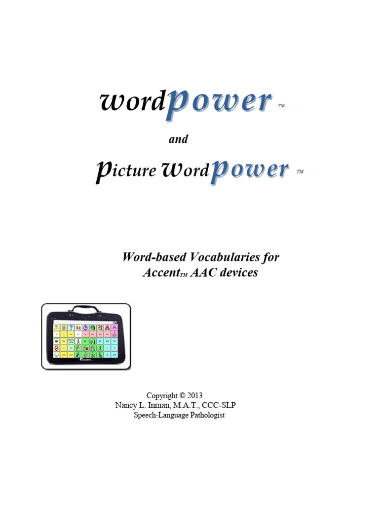 WordPower Manual For Accent | PDF