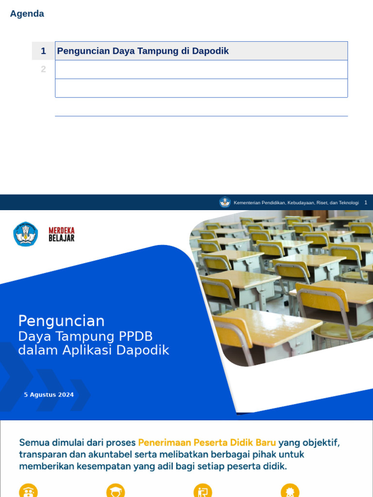 Penguncian Daya Tampung Di Dapodik | PDF