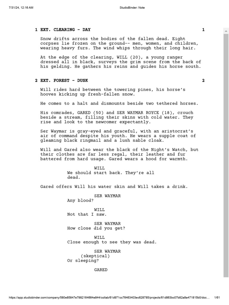 StudioBinder - Note | PDF