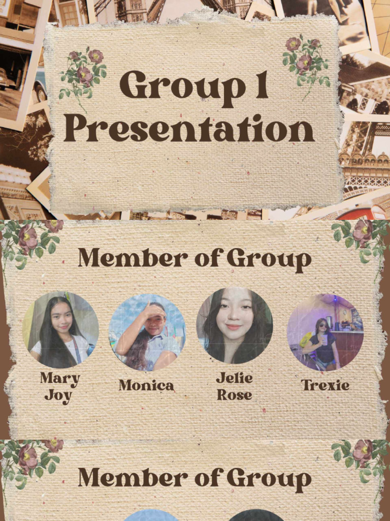 Group 1 Presentation | PDF