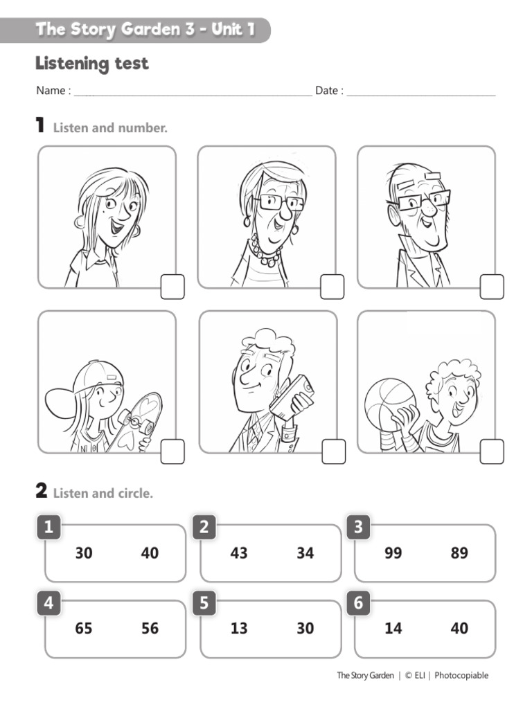 Story Garden 3 Tests | PDF