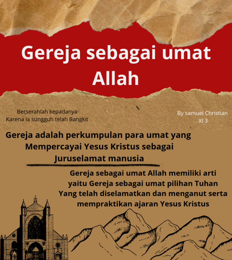 Gereja Sebagai Umat Allah | PDF