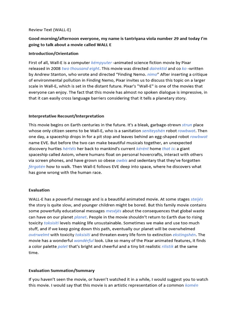Review Text spell | PDF