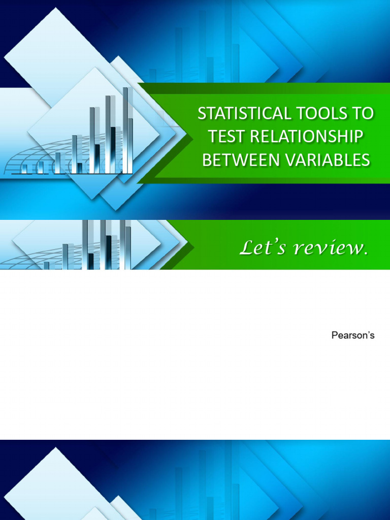 I3 STATISTICAL TOOLS CORRELATION For Study | PDF