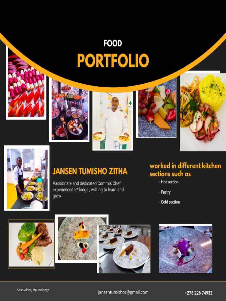 JT Culinary Portfolio | PDF