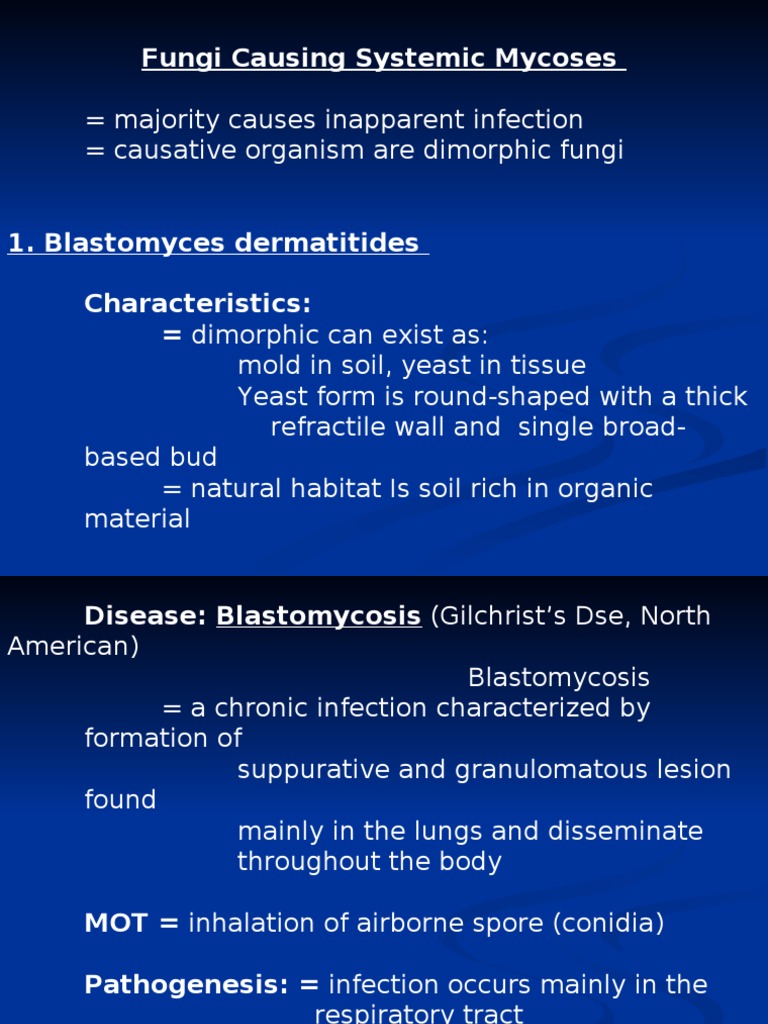 Deep Mycoses | Candidiasis | Fungus