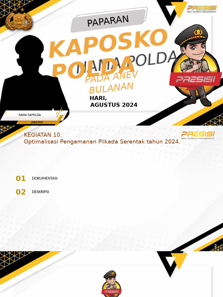 Template Paparan Dit Intelkam | PDF