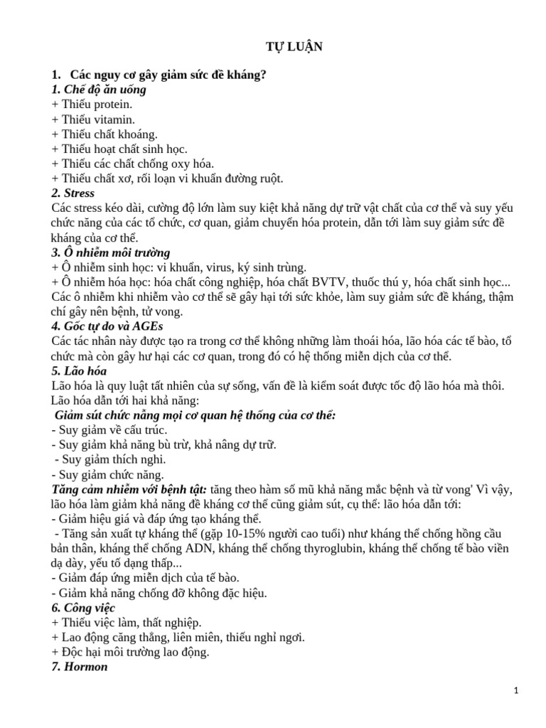 TPCN TỰ LUẬN | PDF