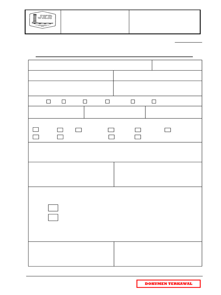 Borang Mock-Up - JKR.PK (O) .04-5 - K7P1 | PDF