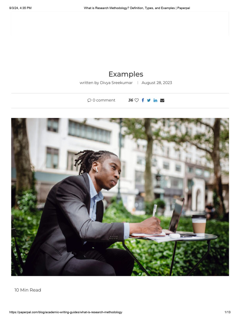 What Is Research Methodology - Definition, Types, and Examples ...