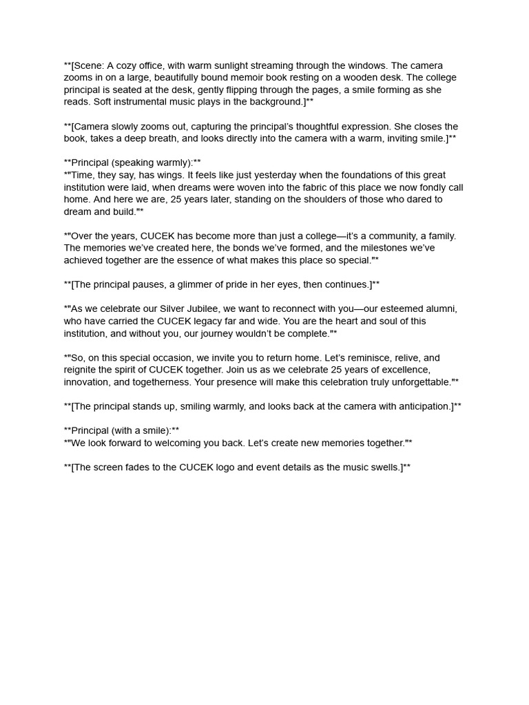 Thirike Video Script | PDF