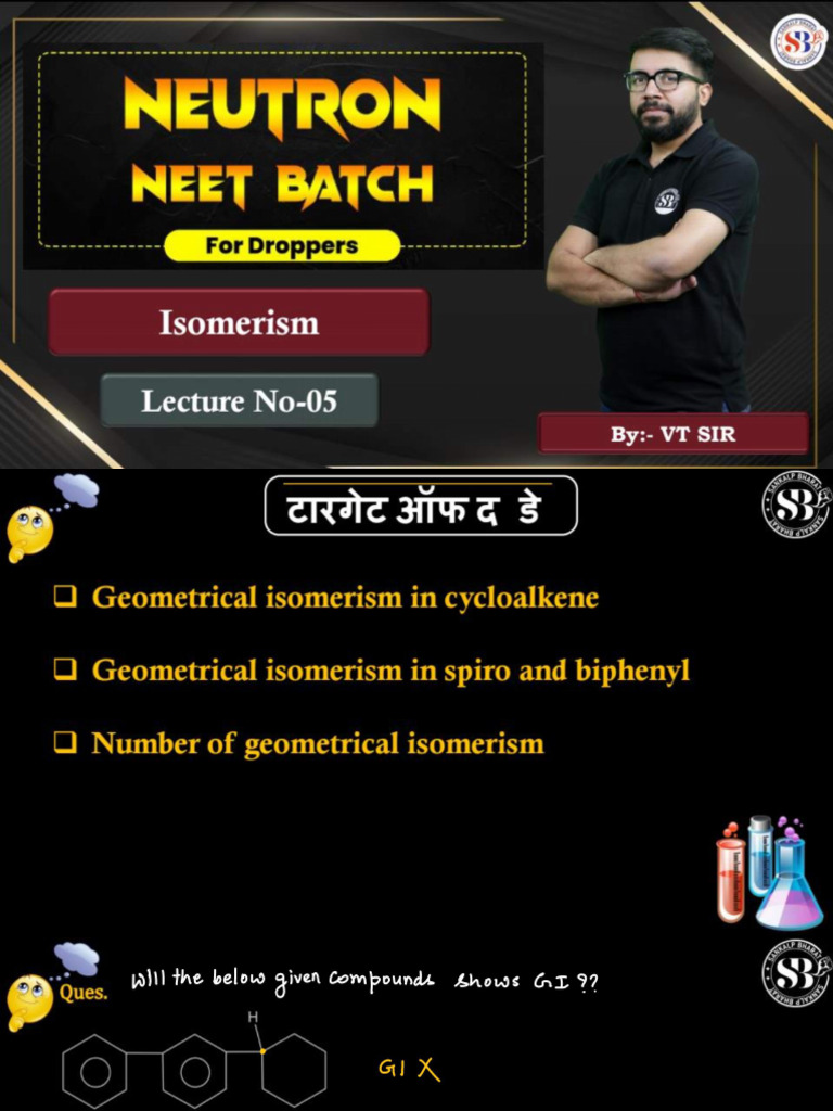 Lec-5 Class Notes Isomerism | PDF Lec-5 Class Notes Isomerism | PDF