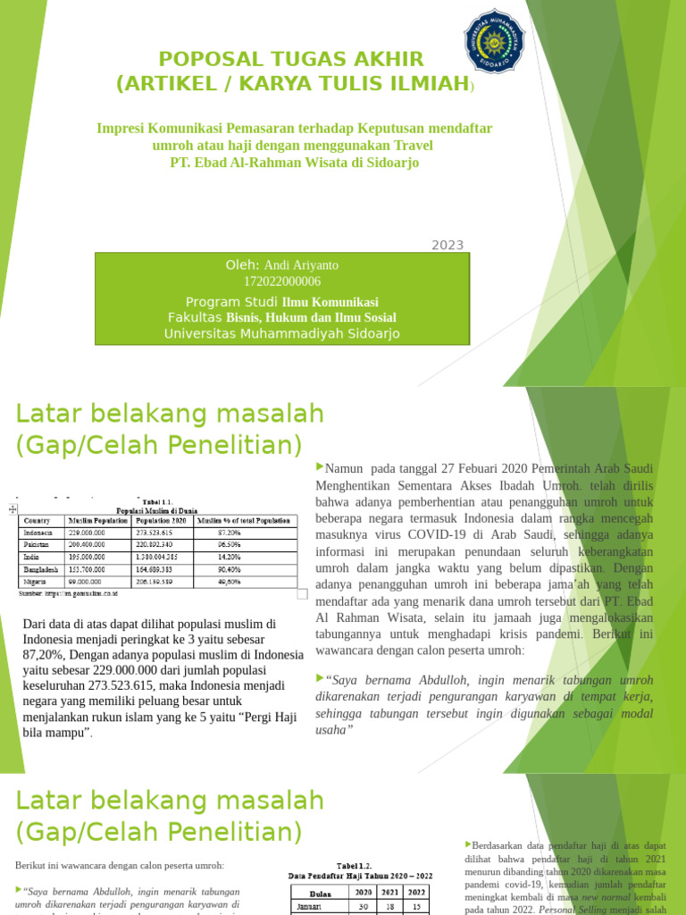 PPT ARTIKEL ANDI | PDF