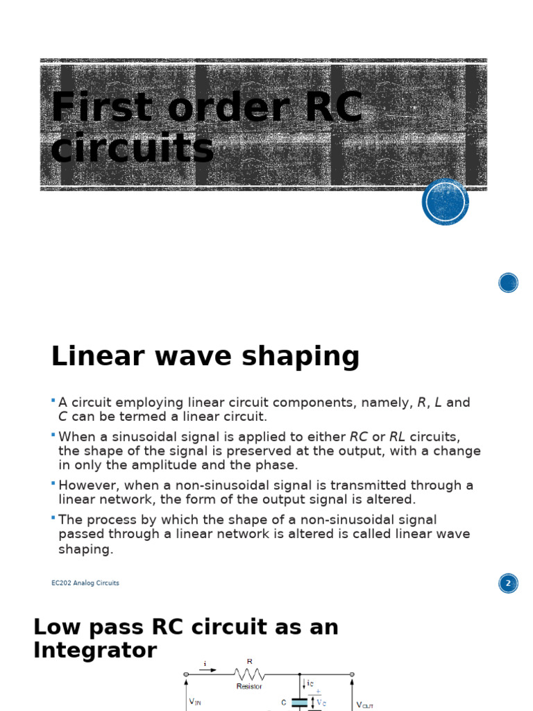 L1 - RC Circuits | PDF