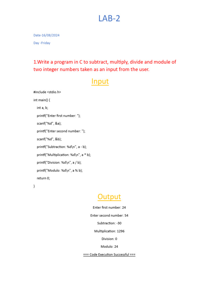 PSC Lab 2 - Merged | PDF