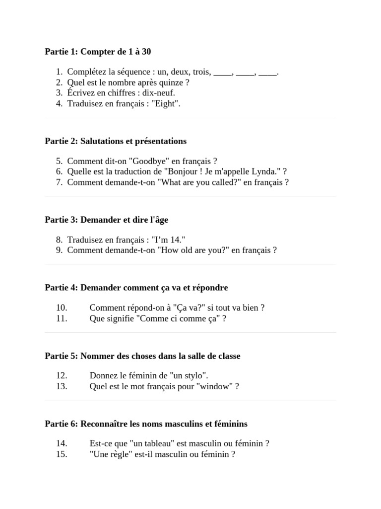 French Notes | PDF