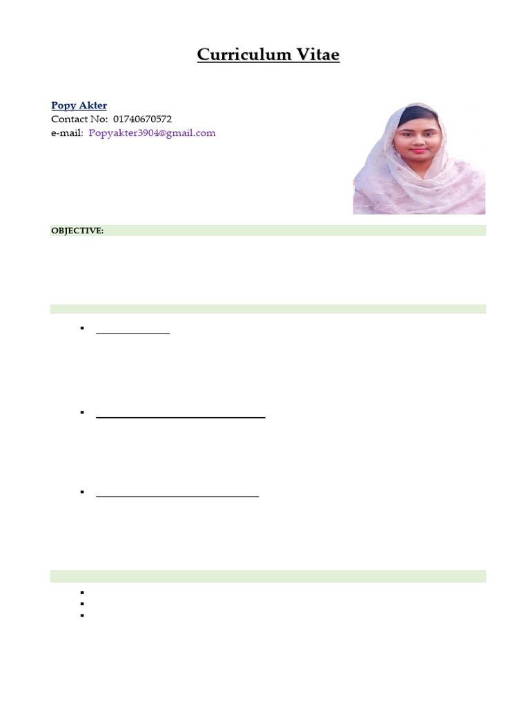 Popy CV Up (SFILE | PDF
