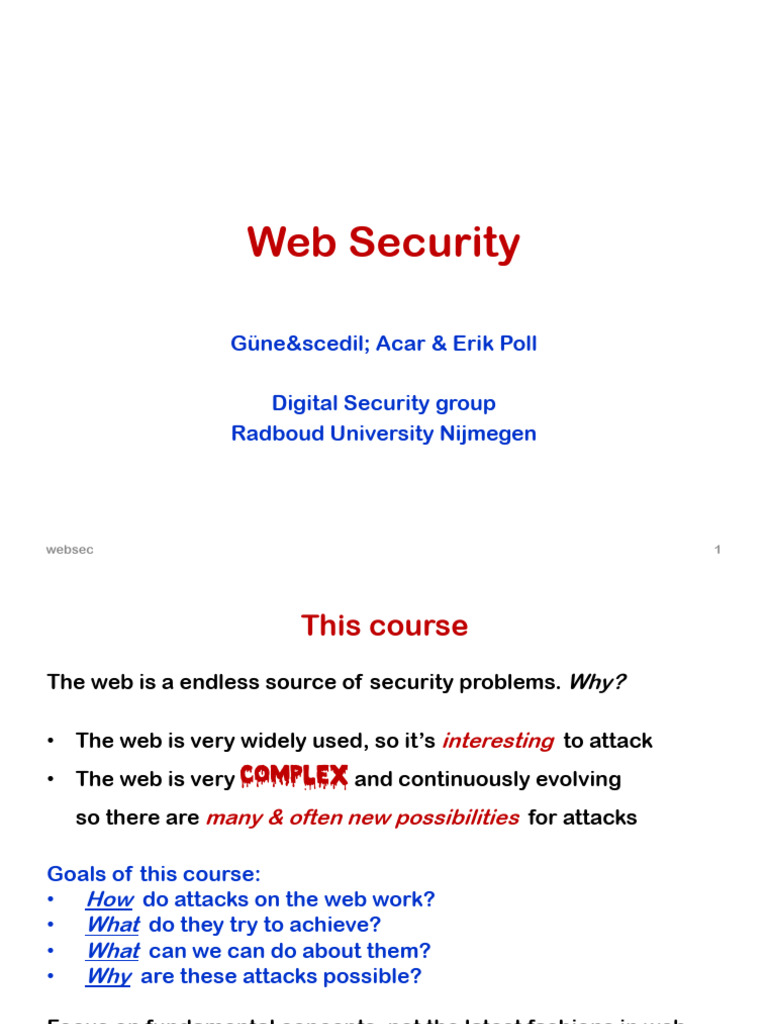 Websec 1 | PDF