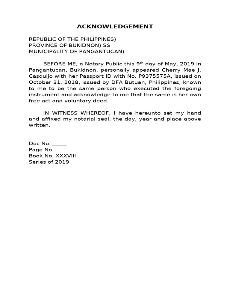 Acknowledgement | PDF