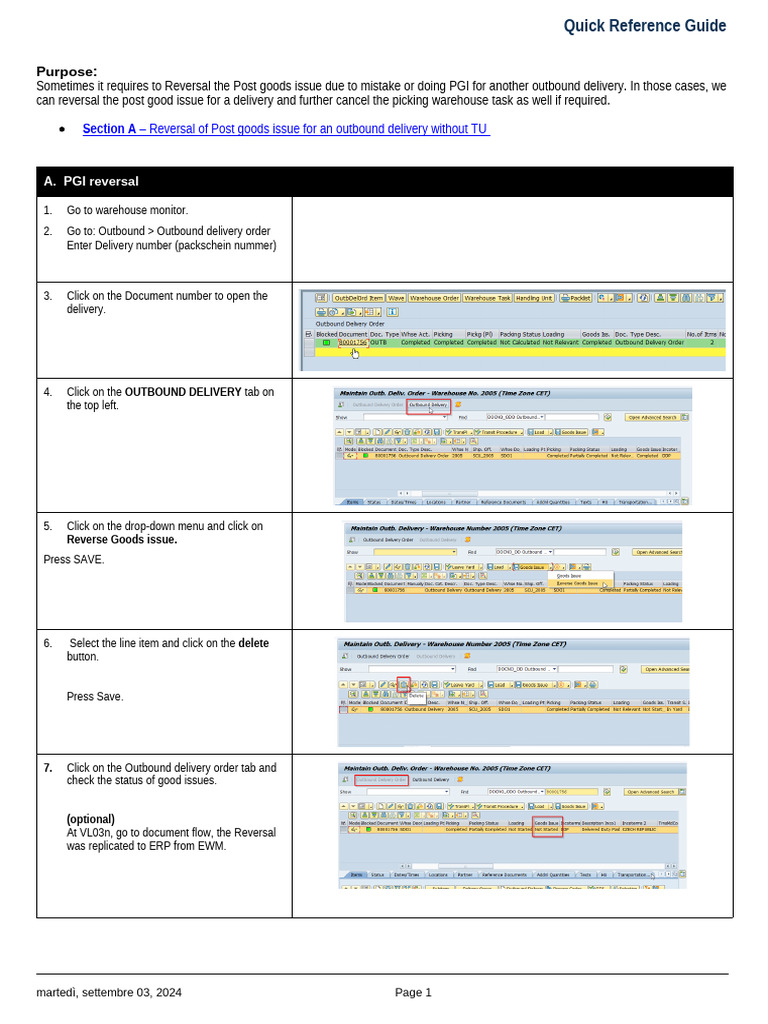 QS4-PGI Reversal Without TU | PDF