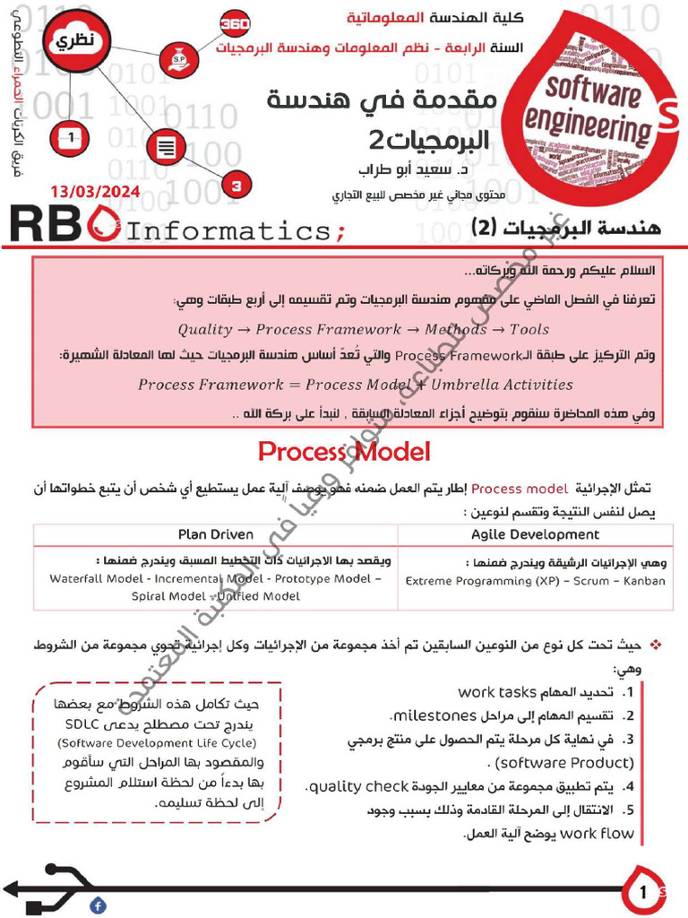 Theoritical SoftwareEngineering2 Lec 1 | PDF