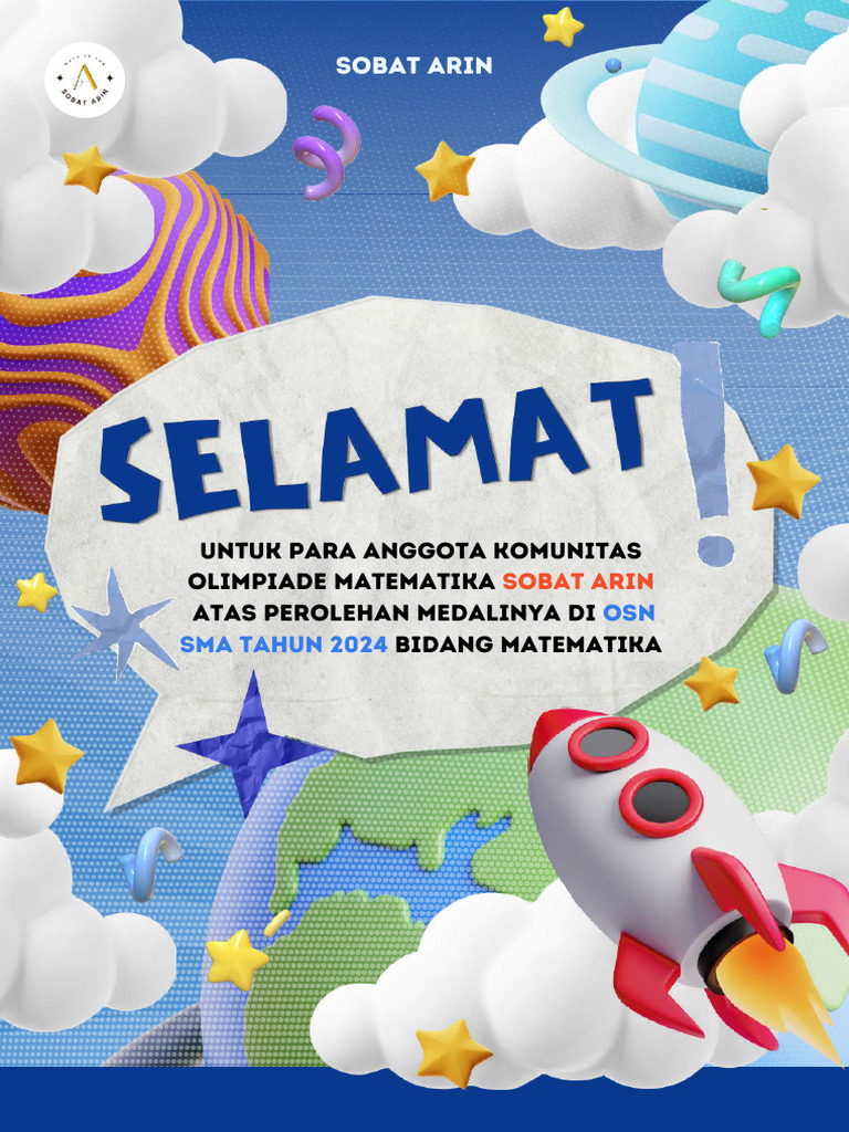 Medalis Osn Sma Tahun 2024 - Sobat Arin! | PDF