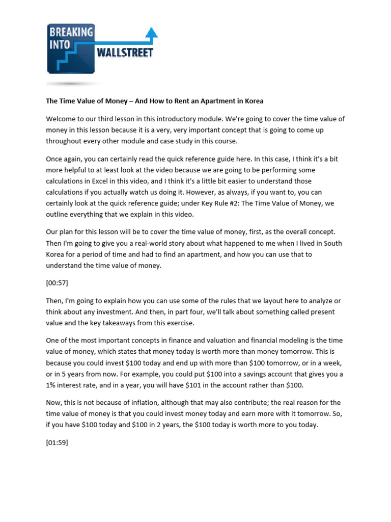 01-03-Time-Value-Money | PDF