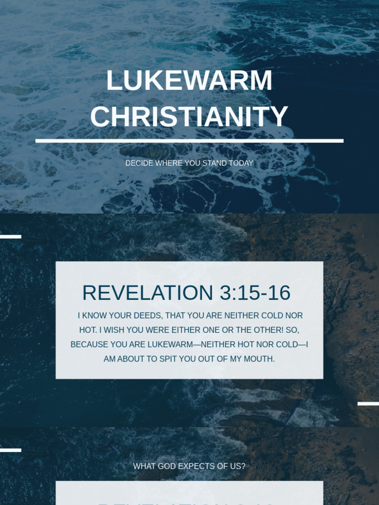 204 Lukewarm Christianity (Aug 24) | PDF