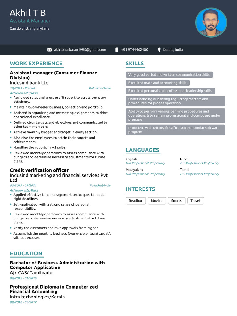 Akhil's Resume | PDF