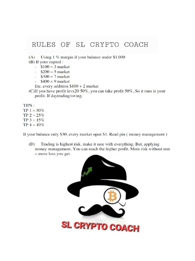 RULES OF SL CRYPTO COACH | PDF