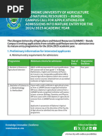 LUANAR Undergraduate Prospectus 2024-2025-2 | PDF | Veterinary Medicine ...