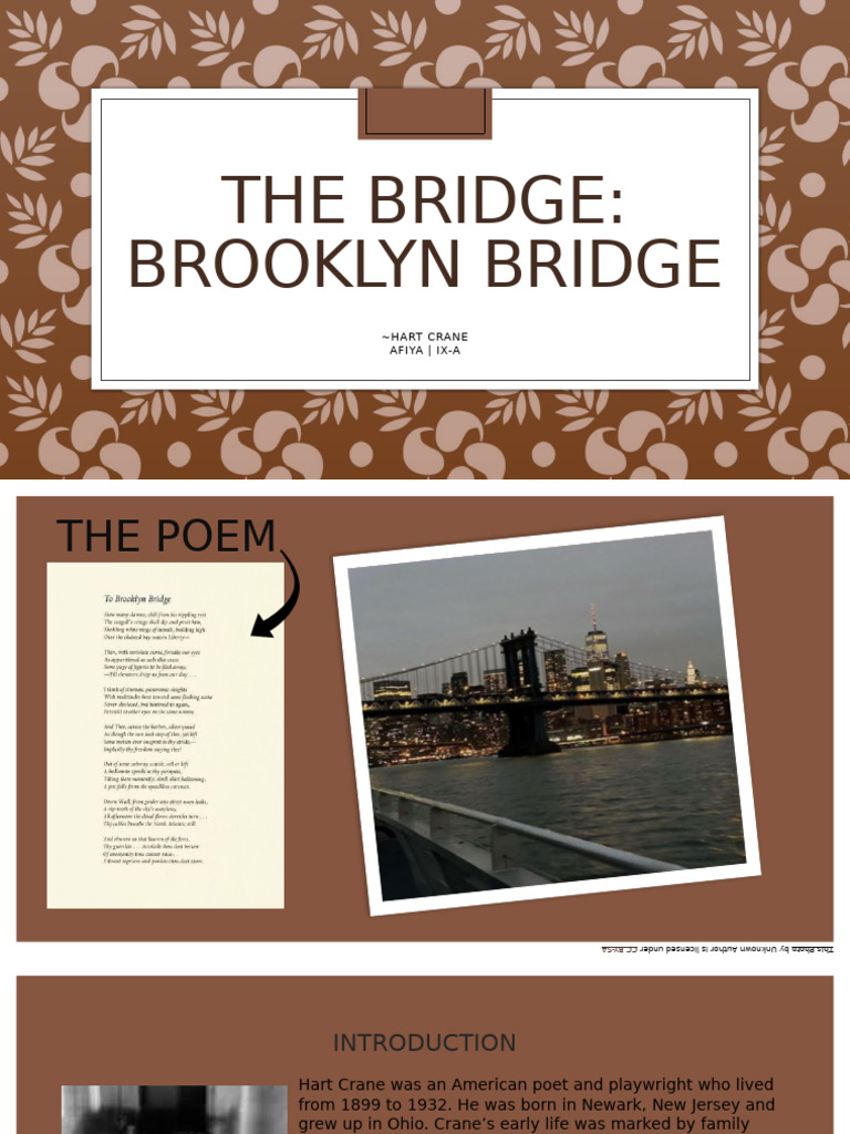 The Bridge Poem 2 | PDF